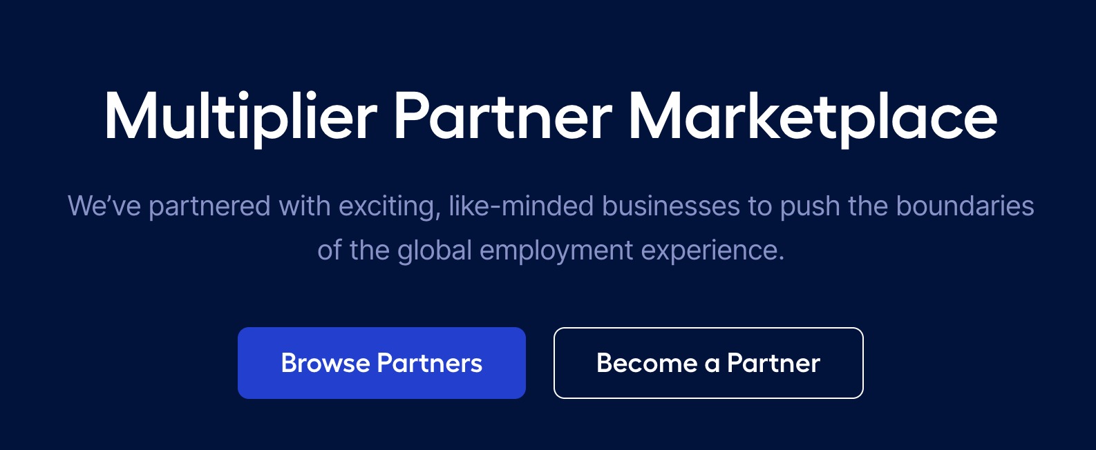 Unlock your business's potential through Multiplier's trusted connections.