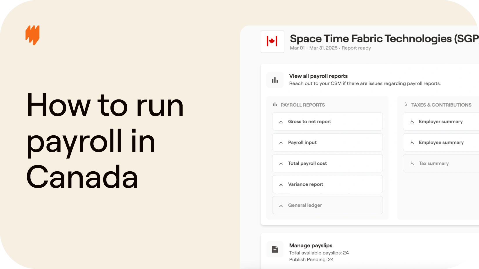 How to do payroll for full-time employees in Canada