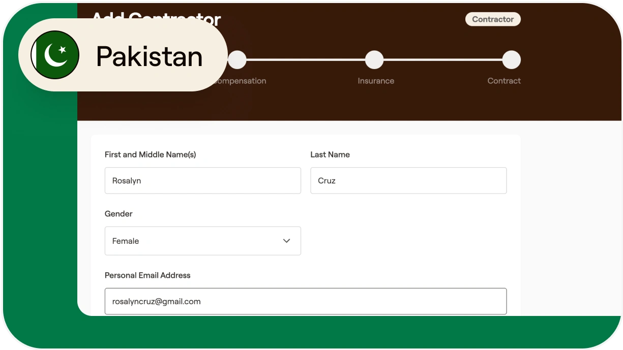 How to hire an independent contractor in Pakistan