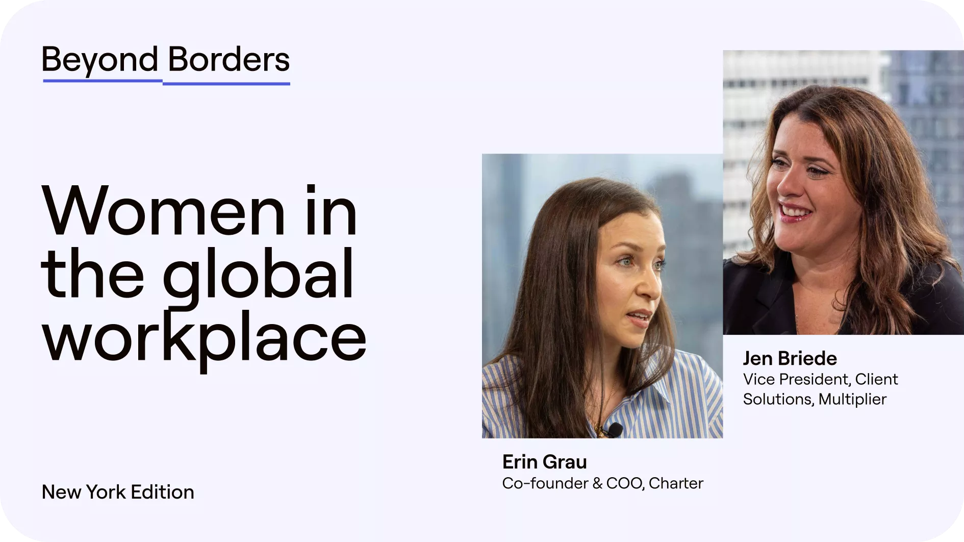 Beyond Borders: Women & Leadership in the Global Workplace