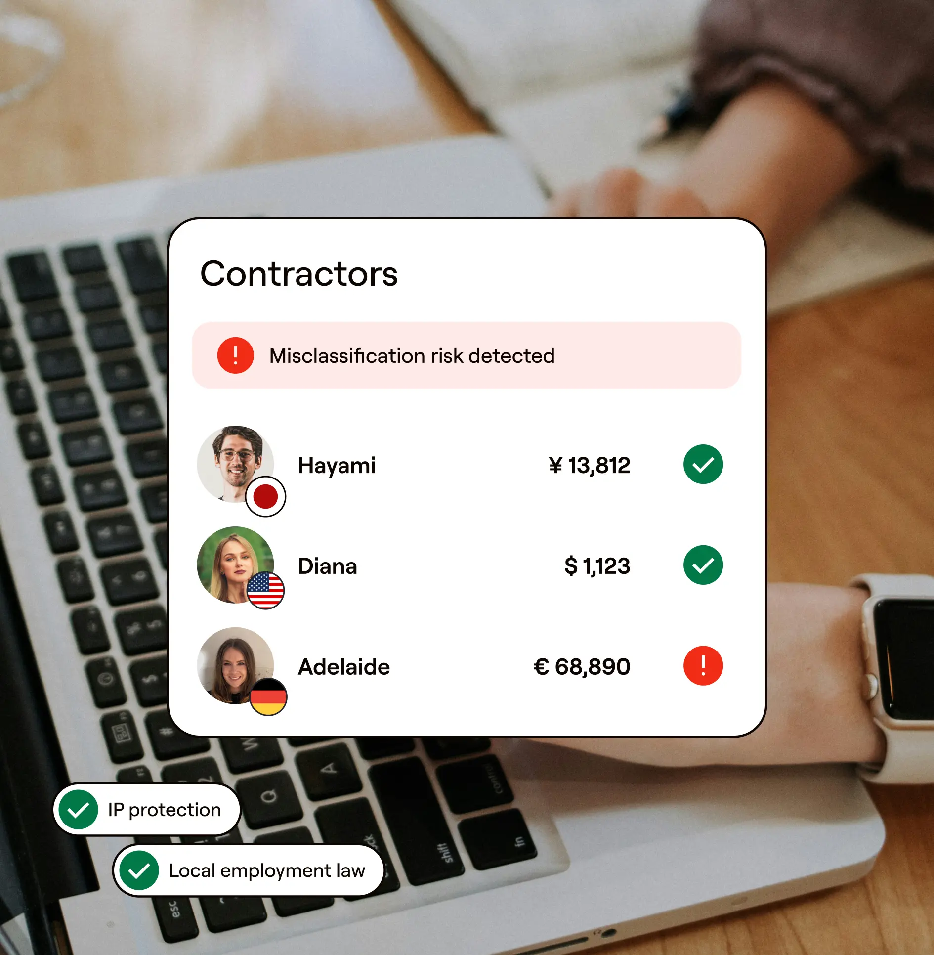 Manage global contractors with our Contractor of Record | Multiplier